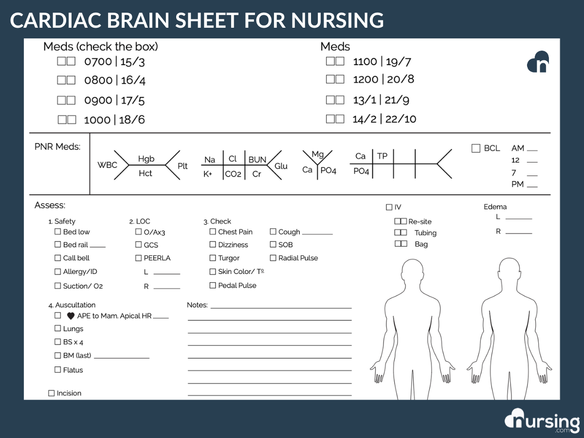 Ultimate Nursing Report Sheet Database & Free Downloads