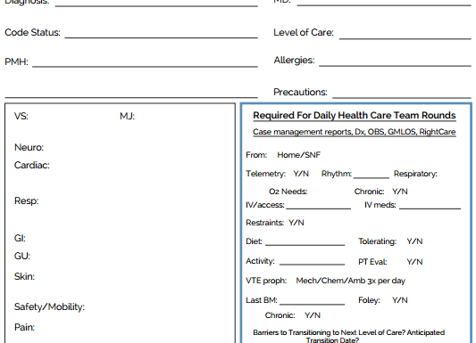 Ultimate Nursing Report Sheet Database & Free Downloads