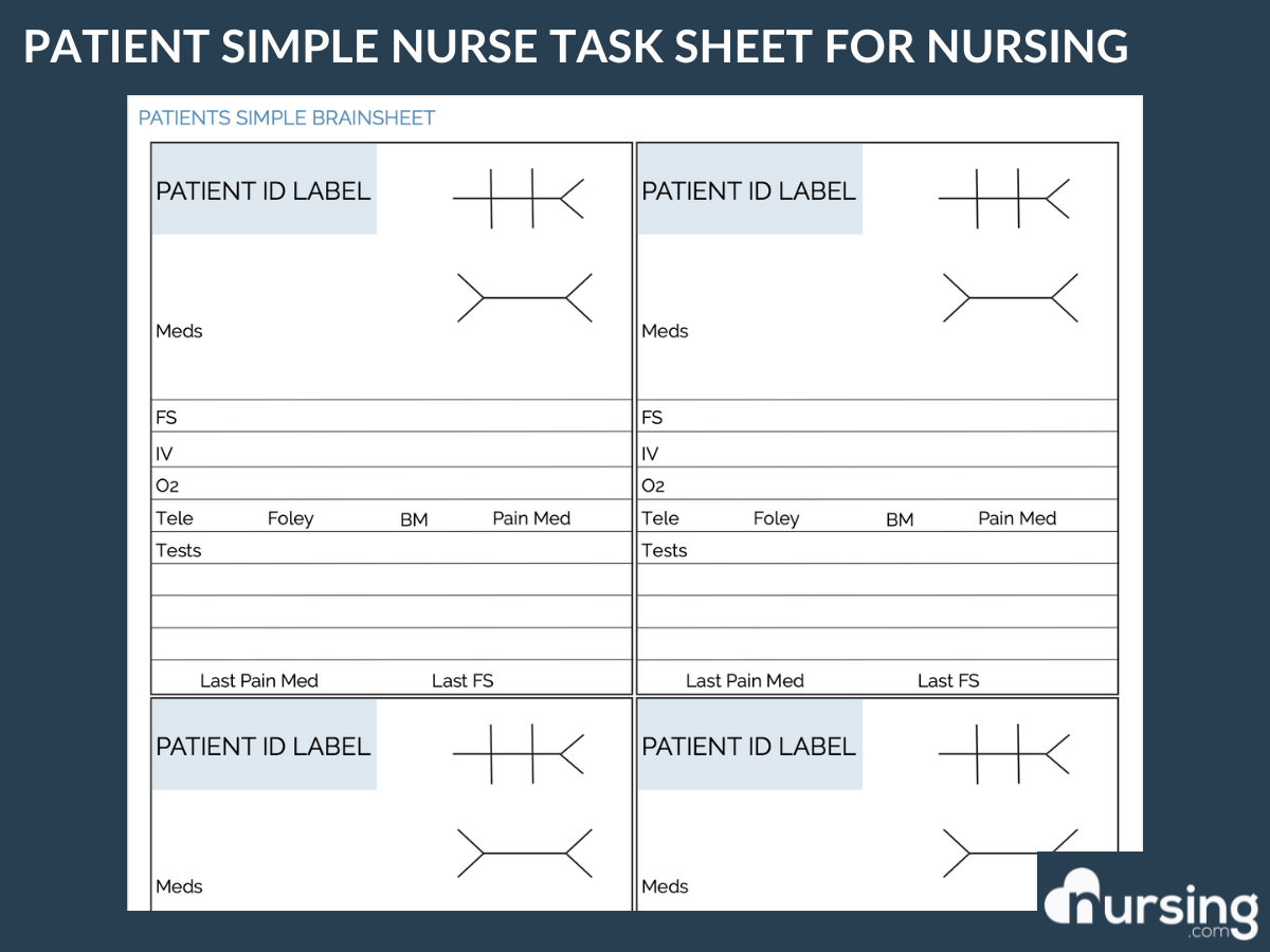 Ultimate Nursing Report Sheet Database & Free Downloads