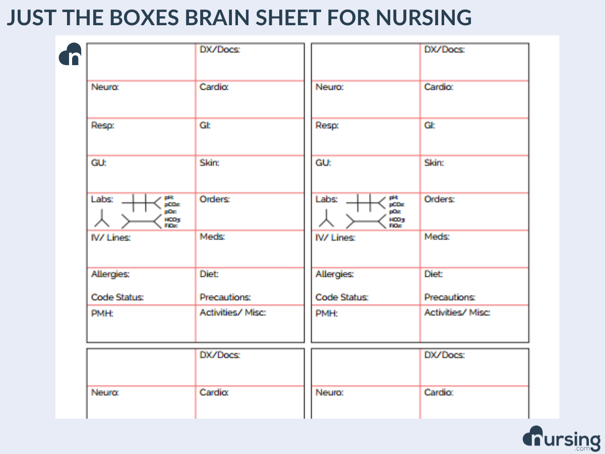 Ultimate Nursing Report Sheet Database & Free Downloads