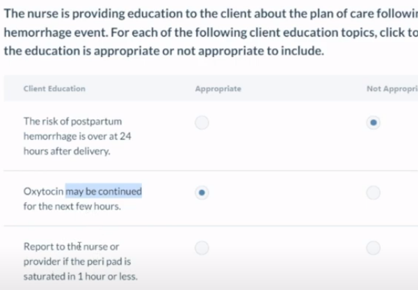The Most Helpful Way to Answer Matrix Multiple Choice on the NGN NCLEX ...